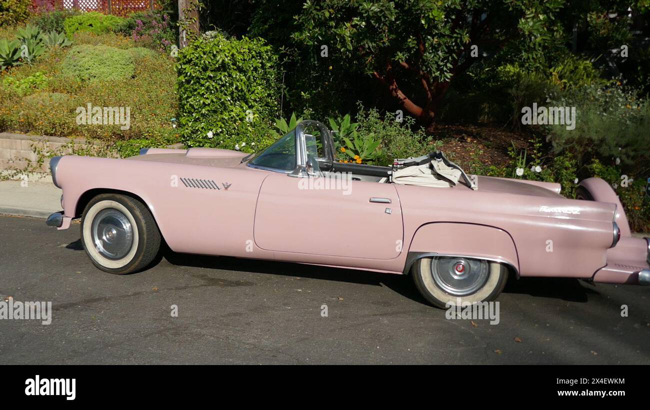 Los Angeles, California, USA 1st May 2024 Pink Convertible Classic ...