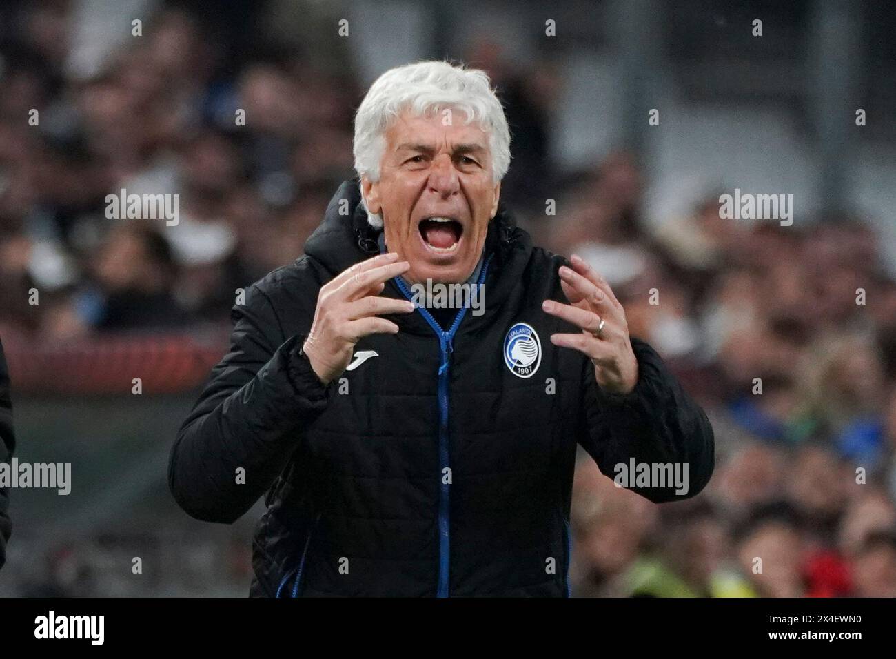 Gian Piero Gasperini (coach of Atalanta Bergame) during the UEFA Europa ...