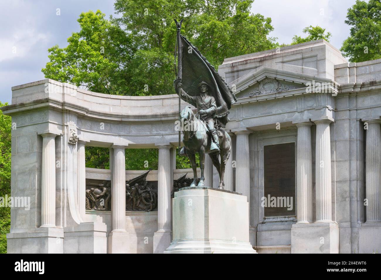 Iowa State Memorial, Vicksburg National Military Park, Mississippi. The ...