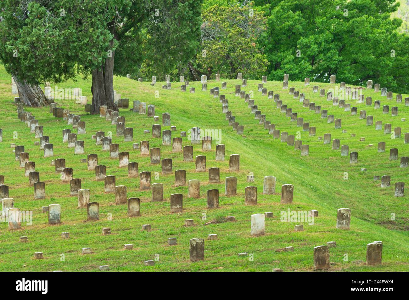 Vicksburg National Cemetery, Vicksburg National Military Park, Mississippi Stock Photo - Alamy