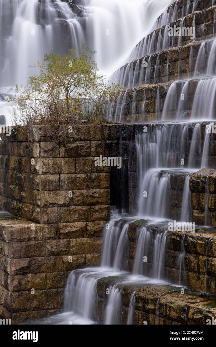 USA, New York, Croton. Croton Ridge Park, Croton River Dam Stock Photo ...