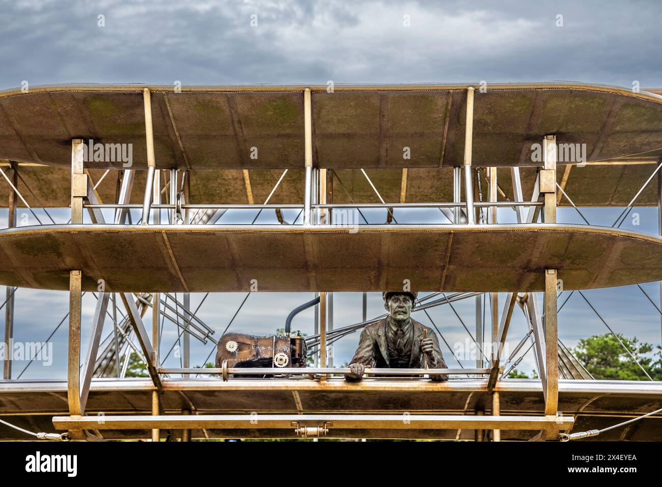 USA, North Carolina, Nags Head. Wilbur and Orville Wright Memorial ...
