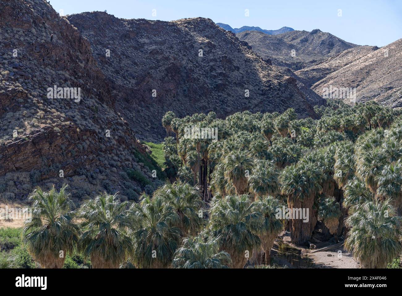 The Rock Drive-thru at Indian Canyons. Palm Springs, California, USA ...