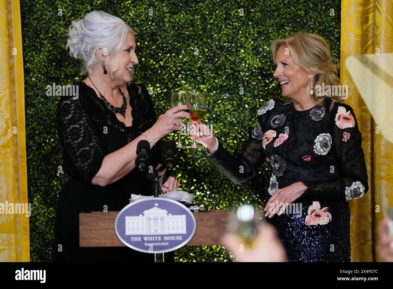 Missy Testerman, the 2024 National Teacher of the Year toasts with ...