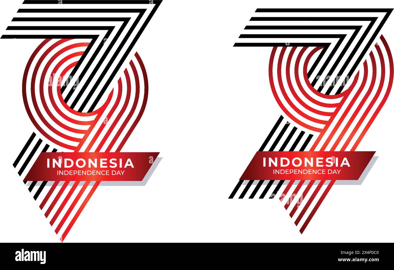 2024 Indonesian Independence logo, 79th IKN Celebration Stock Vector ...