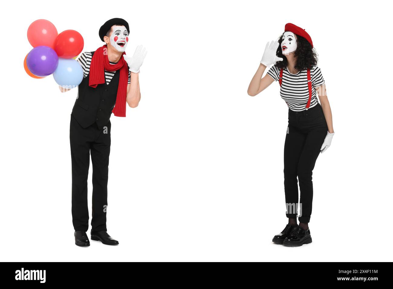 Actor performing mimic white hi-res stock photography and images - Alamy