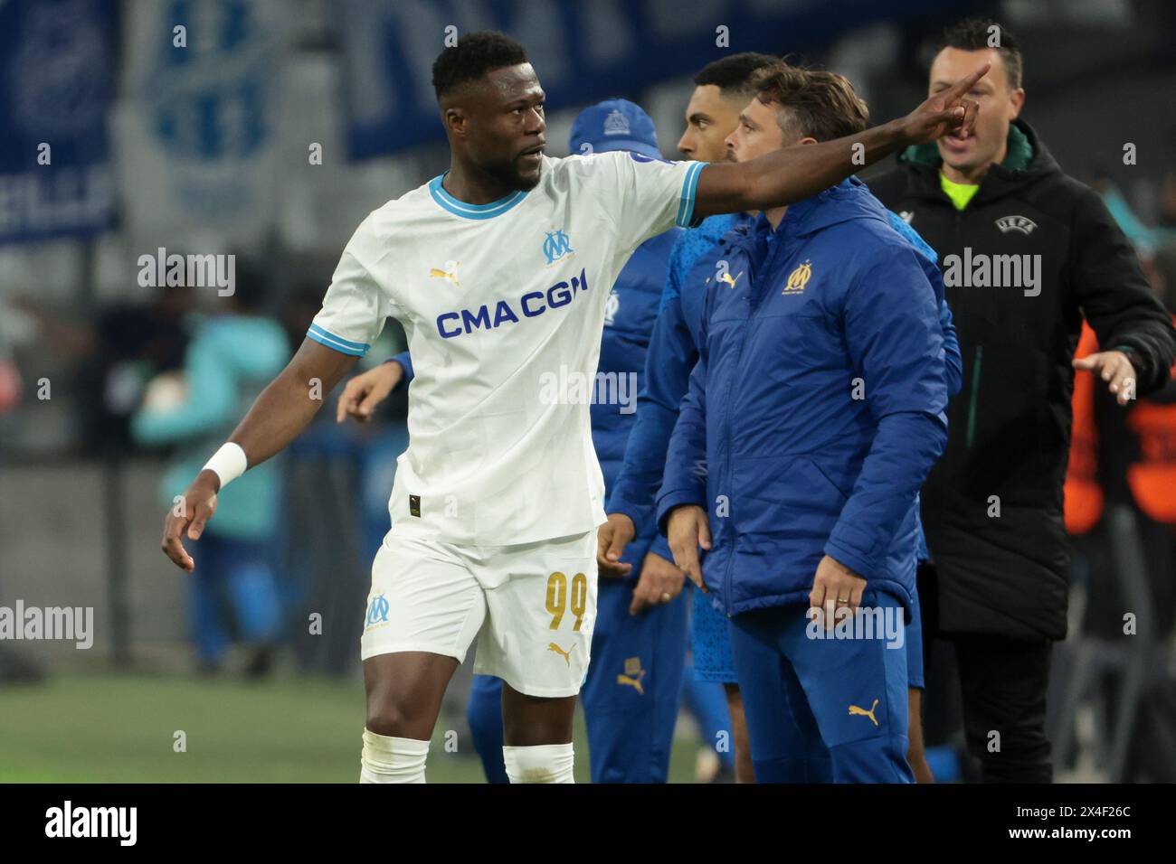 Marseille, France. 02nd May, 2024. Chancel Mbemba of Marseille ...