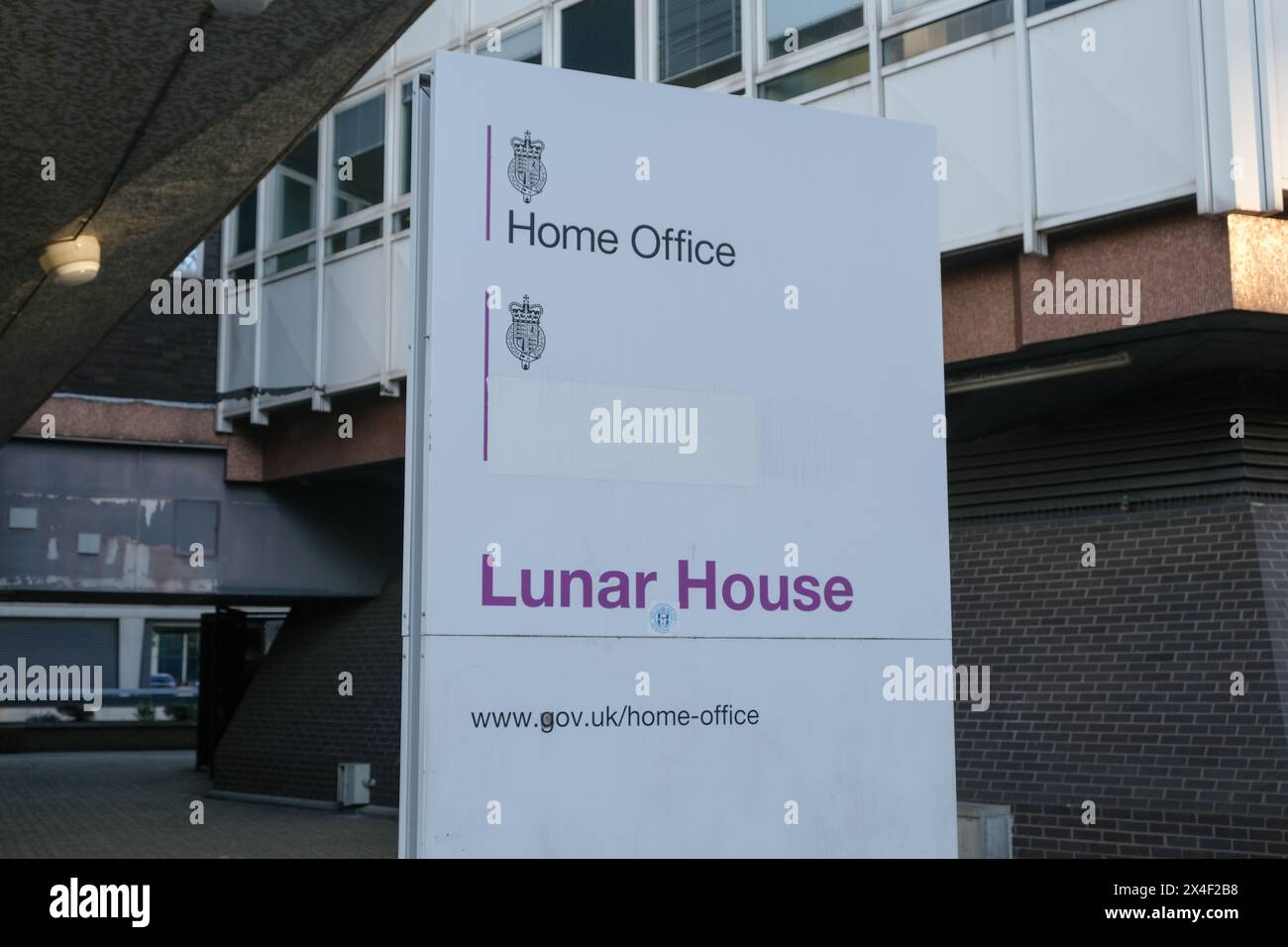 Lunar House in Croydon, used by the UK Home Office to process visa ...