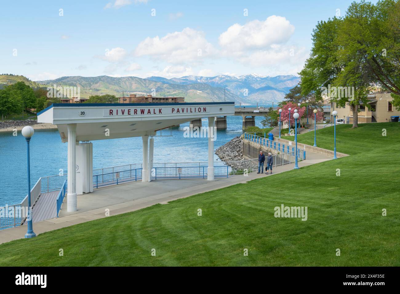 Chelan Riverwalk Park, Washington State Stock Photo - Alamy