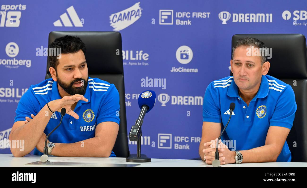 Mumbai, India. 02nd May, 2024. MUMBAI, INDIA - MAY 2: Indian Cricket Team Captain Rohit Sharma ...