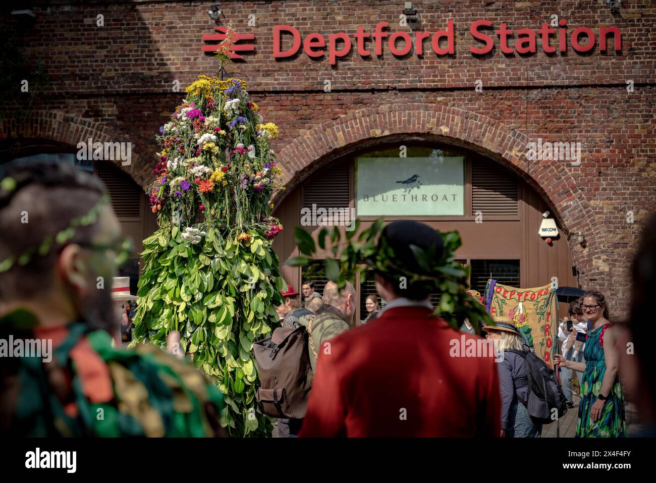 Deptford Jack-in-the-Green traditional May Day procession, London, UK ...