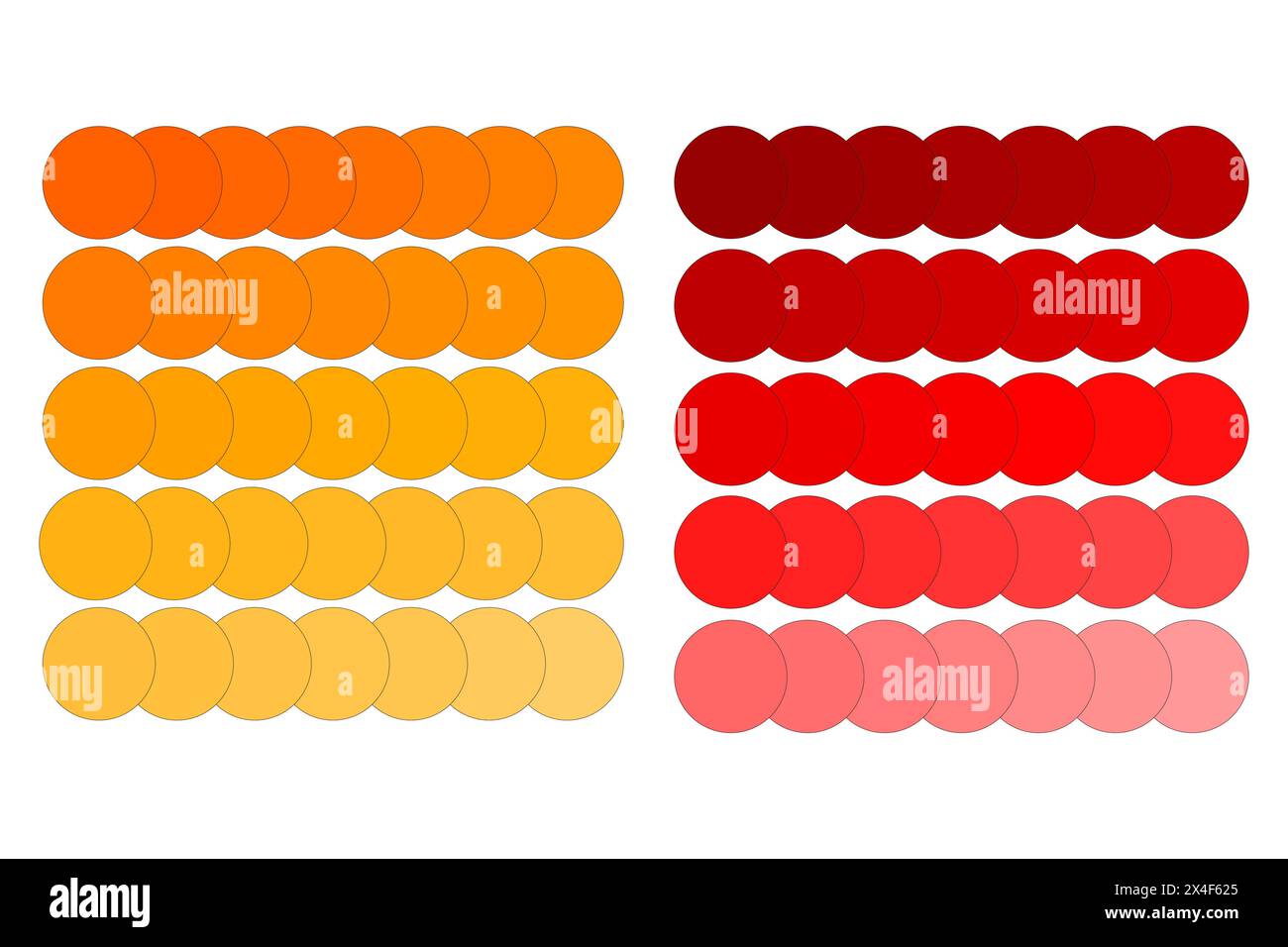 Vibrant red circular design hi-res stock photography and images - Alamy