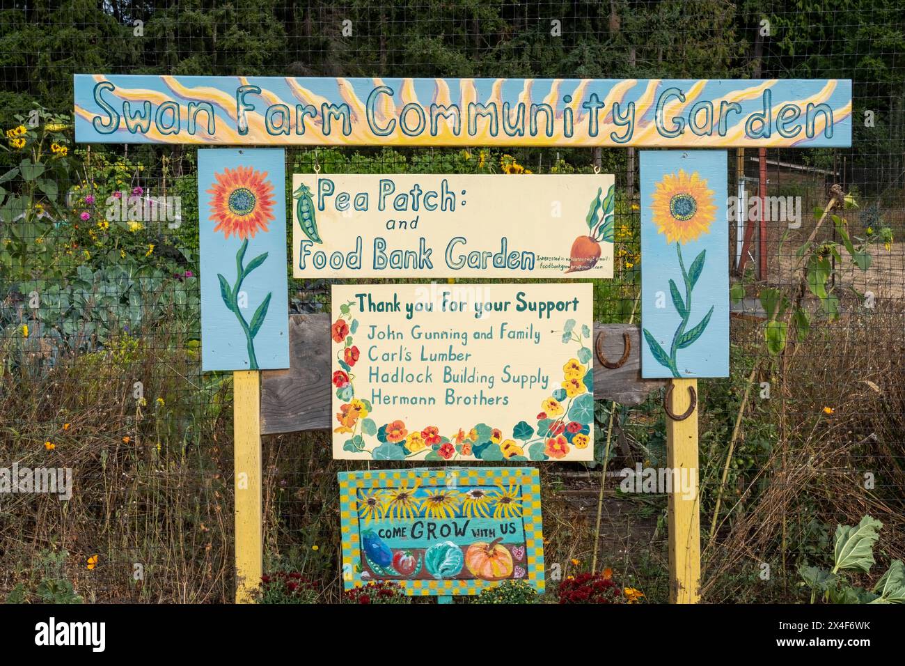 Community garden sign hi-res stock photography and images - Alamy