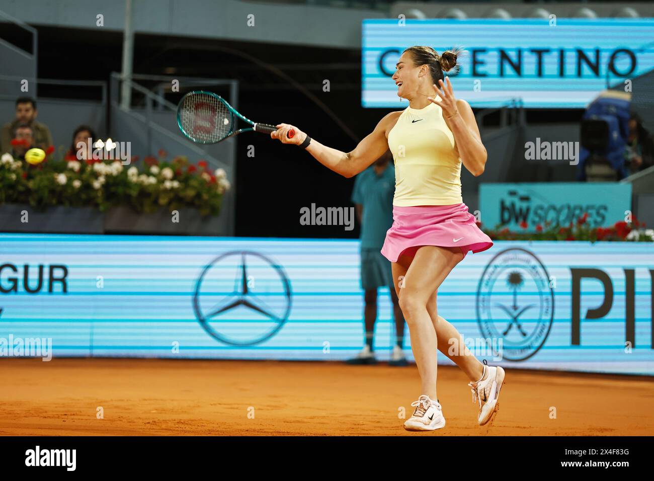 Madrid, Spain. 2nd May, 2024. Aryna Sabalenka (BLR) Tennis : Aryna ...