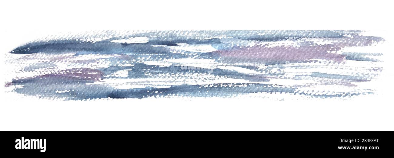 Abstract water edge watercolor background. High quality horizontal ...