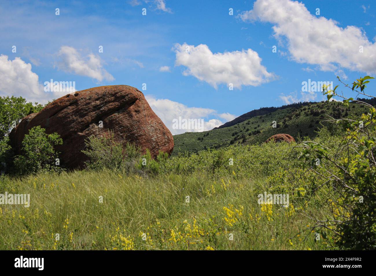 Beautiful landscape photo of Red Rocks, Colorado Stock Photo - Alamy