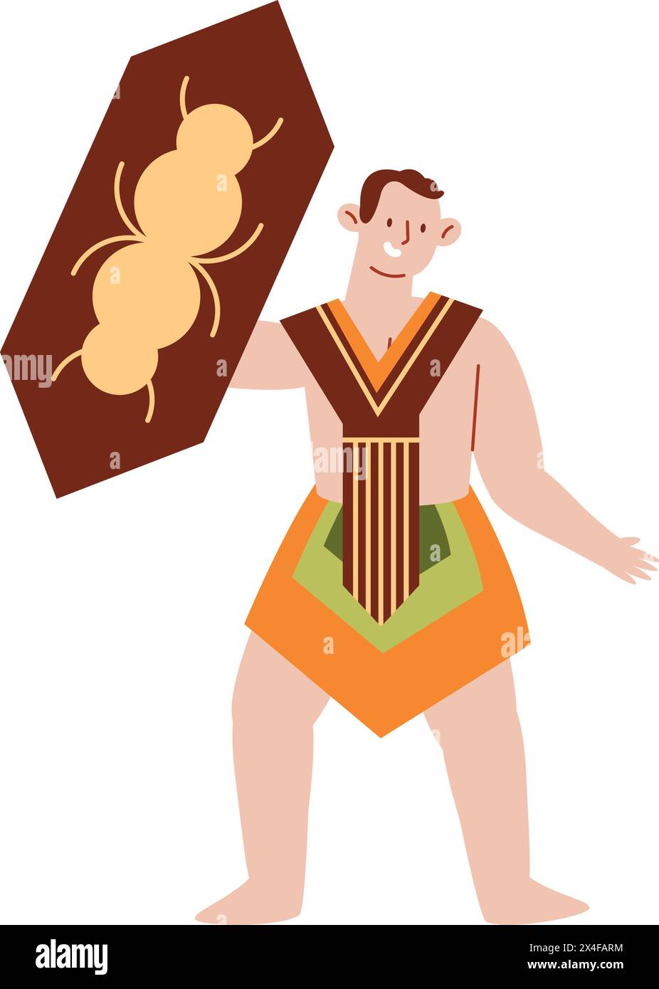 gawai dayak man in costume Stock Vector Image & Art - Alamy