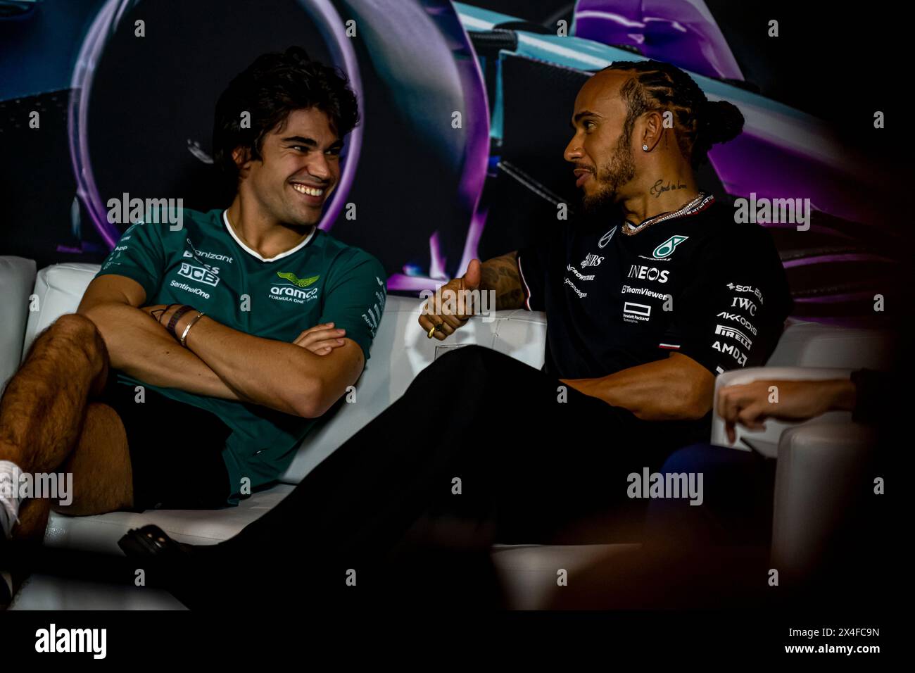Miami, United States, May 02, Lewis Hamilton, from the United Kingdom ...