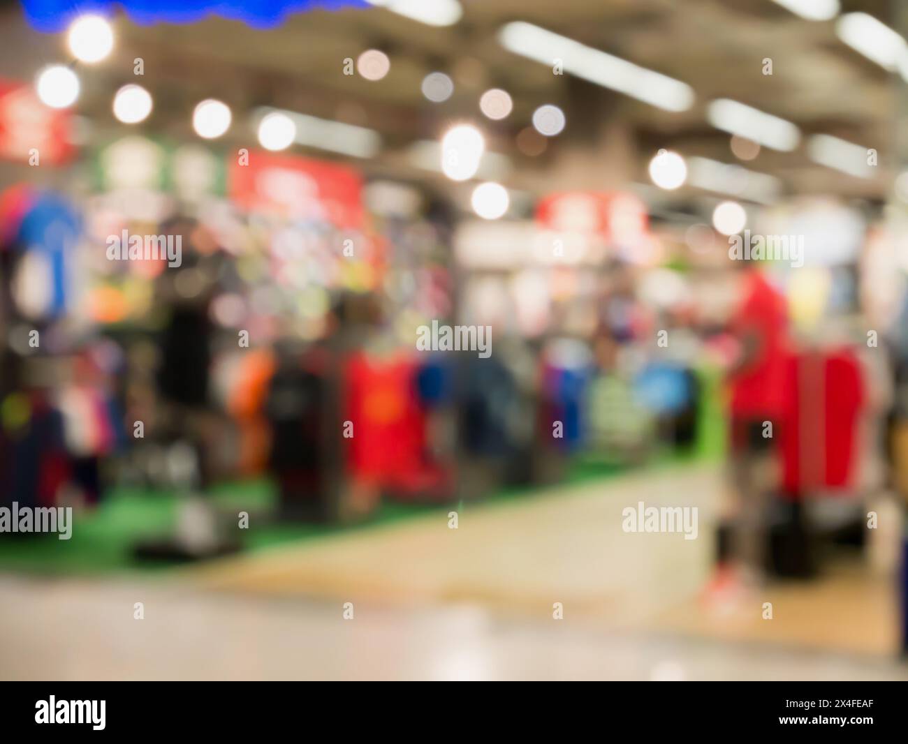 Blur sport clothing store hi-res stock photography and images - Alamy