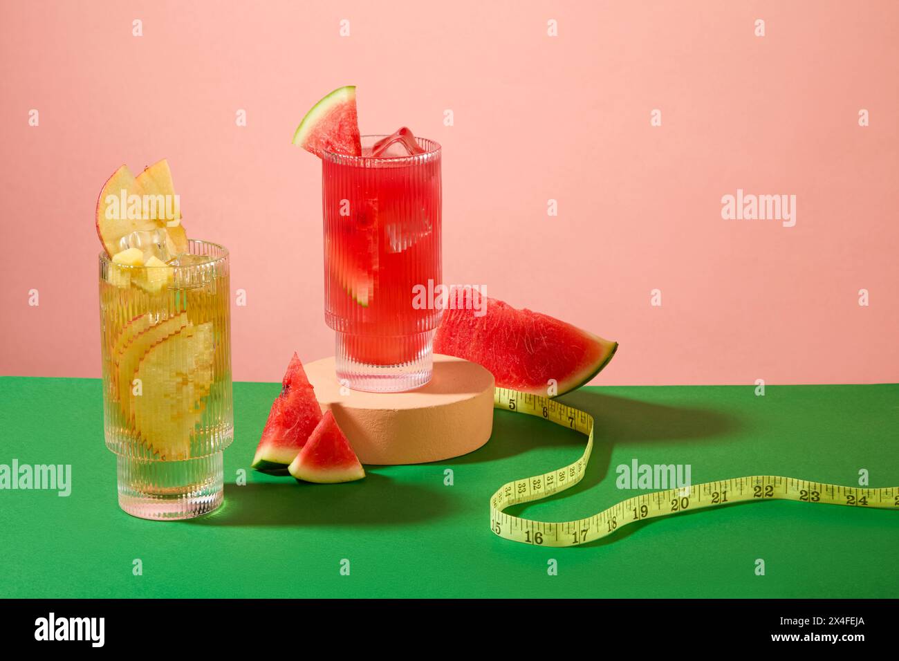 Two cups water measure hi-res stock photography and images - Alamy
