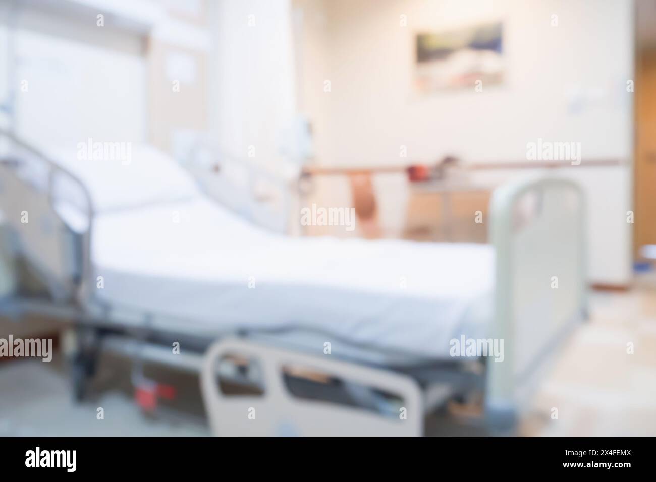 Abstract blurred hospital room interior for background Stock Photo - Alamy
