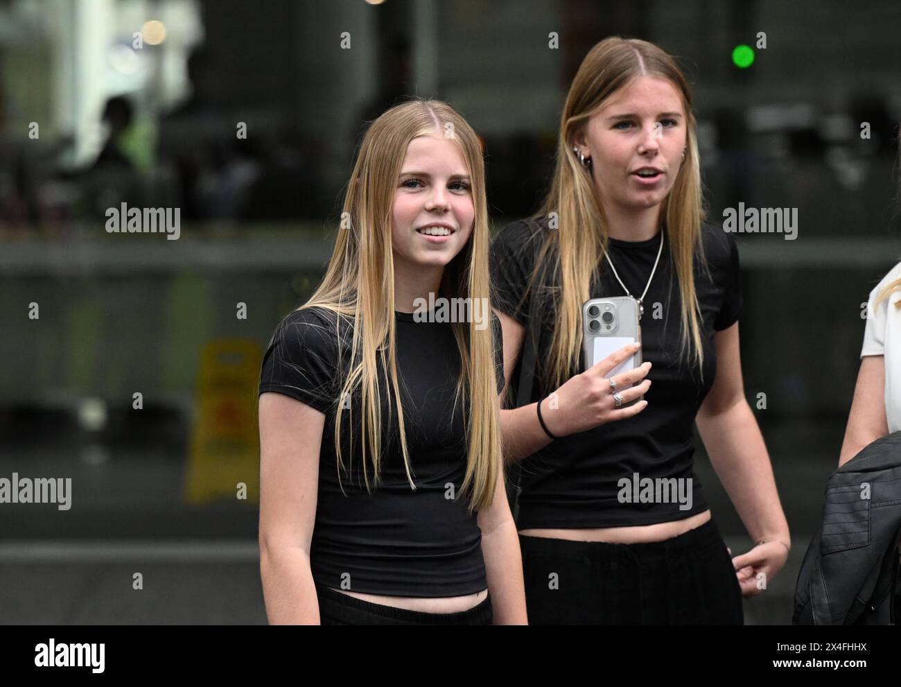 Brisbane, Australia. 03rd May, 2024. Lee Lovell's daughters Kassie ...