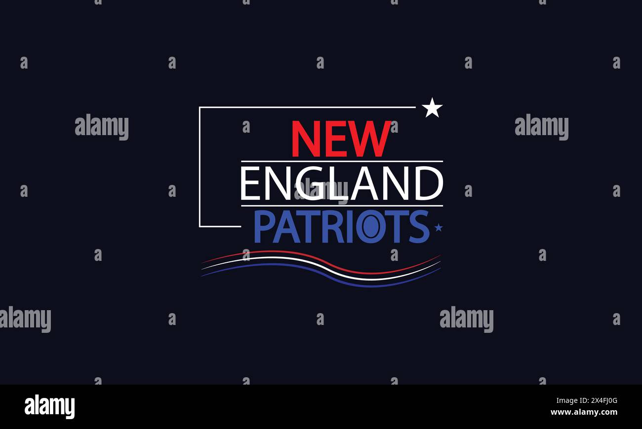 Bold and Beautiful Typography Design for New England Patriots ...