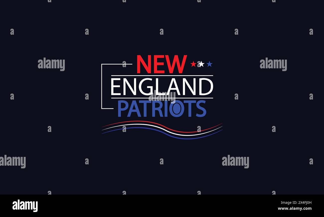 Bold and Beautiful Typography Design for New England Patriots ...