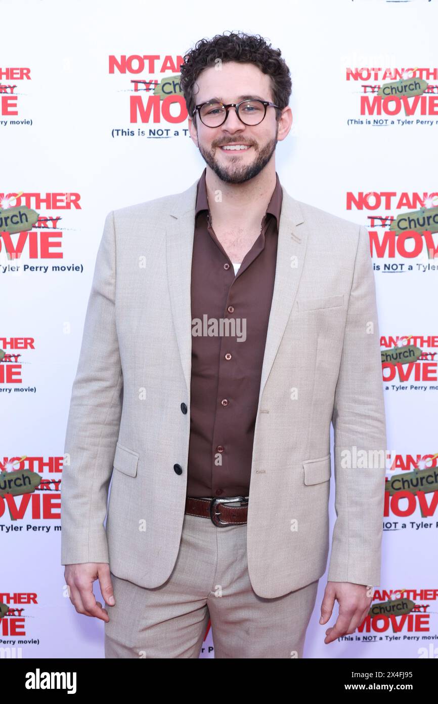 Josh Thrower attends the Los Angeles premiere of "Not Another Church ...