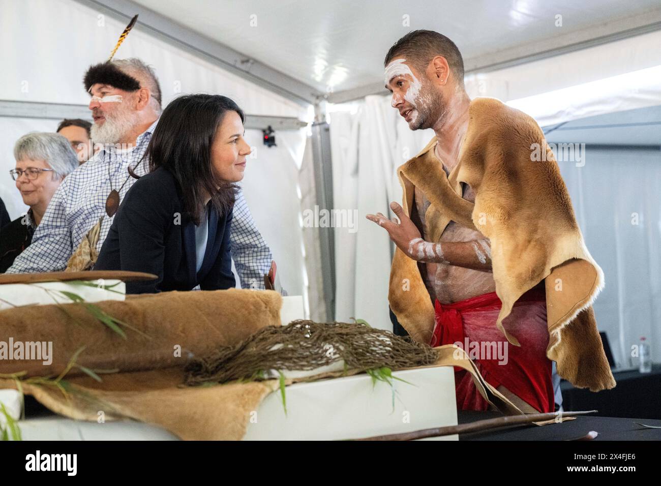 Adelaide, Australia. 03rd May, 2024. Annalena Baerbock (Alliance 90/The ...
