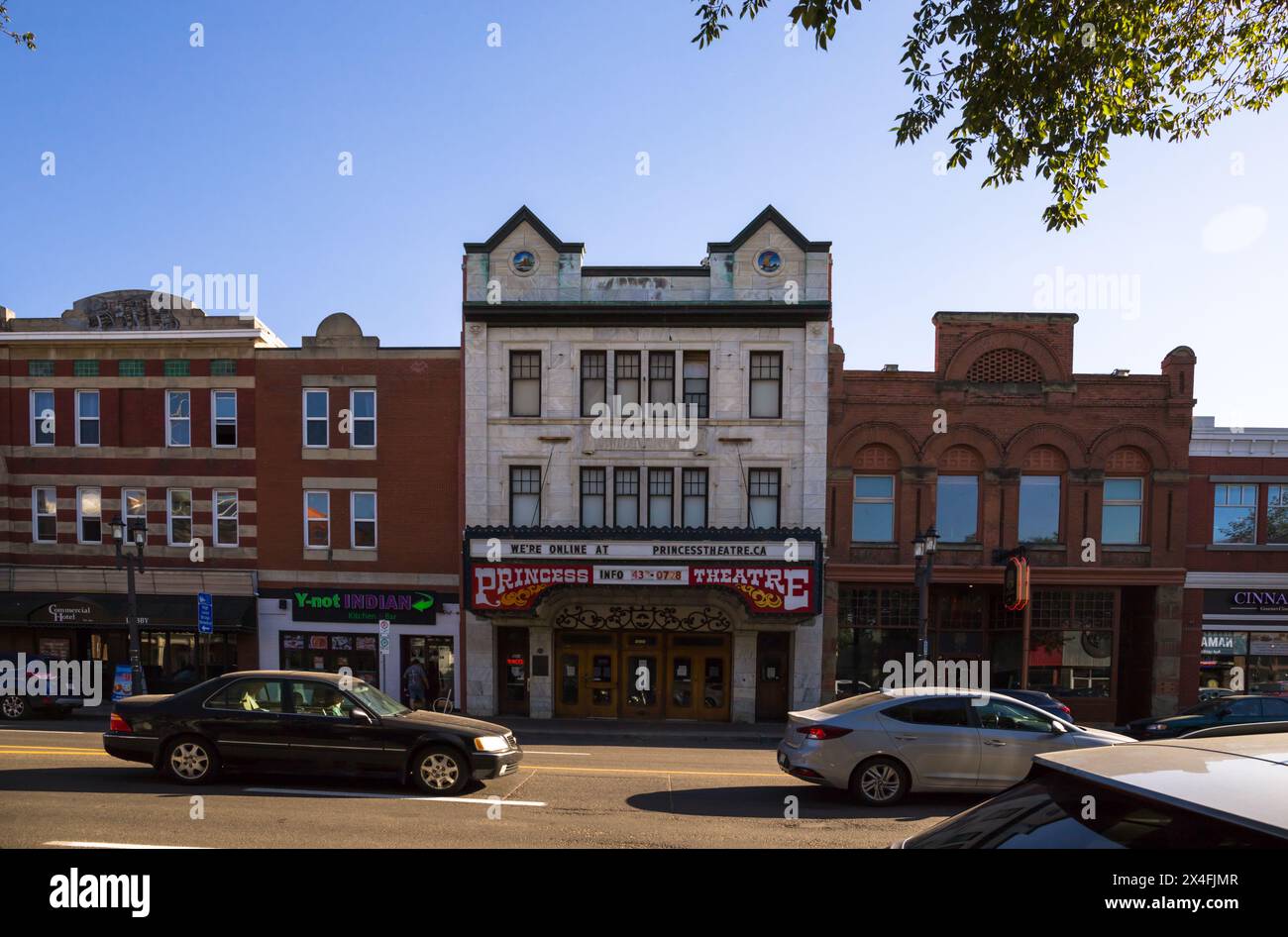 Old Edmonton with historical building and modern architecture Stock ...