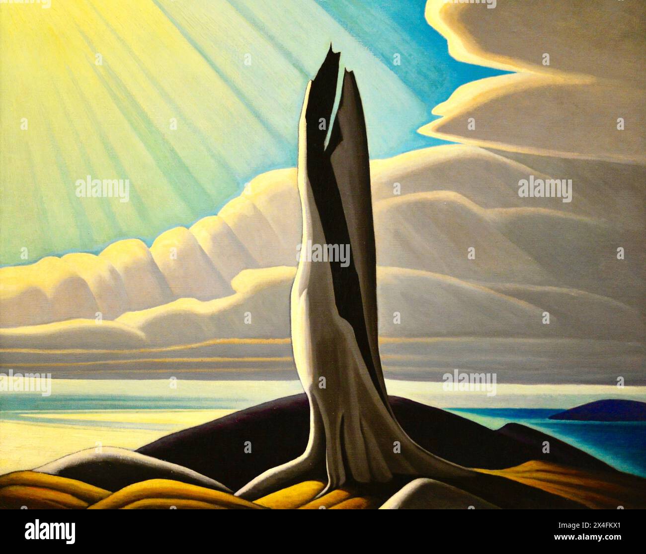 Lawren Harris - North Shore, Lake Superior - 1926 Stock Photo - Alamy