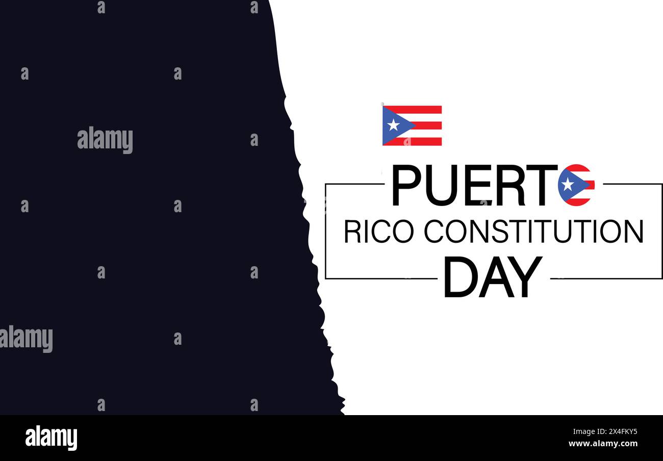Text Illustration Design A Creative Tribute to Puerto Rico Constitution ...