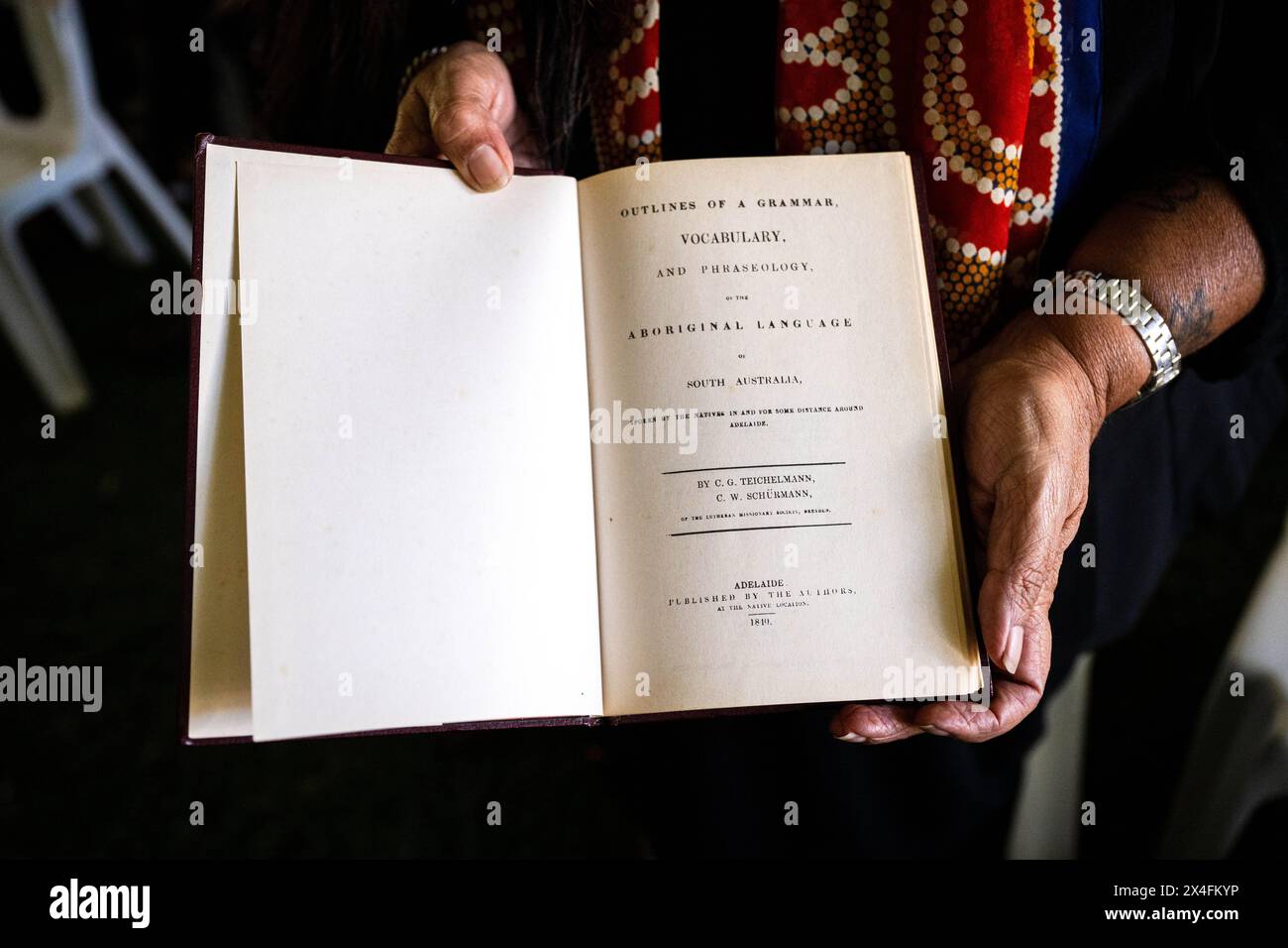 Adelaide, Australia. 03rd May, 2024. A book about the Aboriginal ...