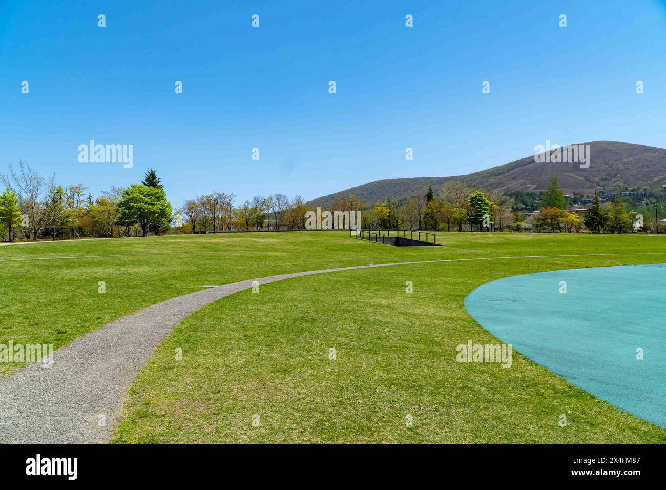 Wide playground for events Stock Photo - Alamy