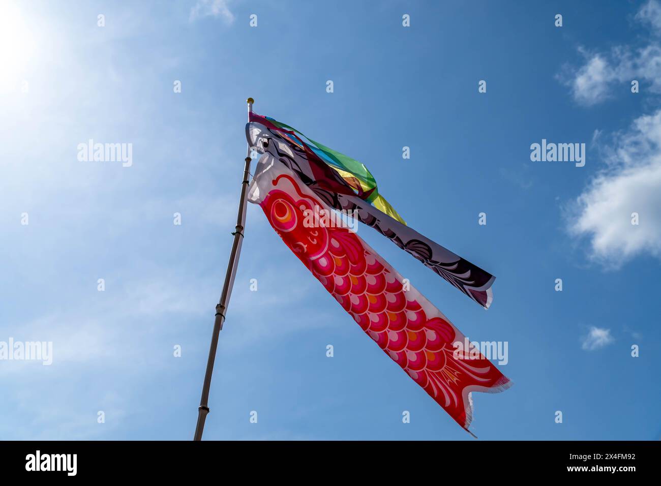 Koi flag hi-res stock photography and images - Alamy