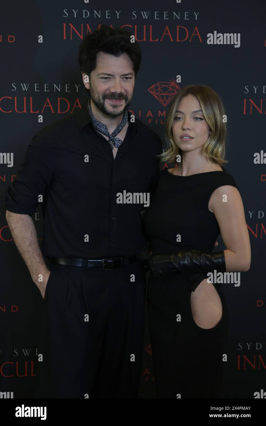 May 2, 2024, Mexico City, Ciudad de Mexico, Mexico: Actress Sydney ...