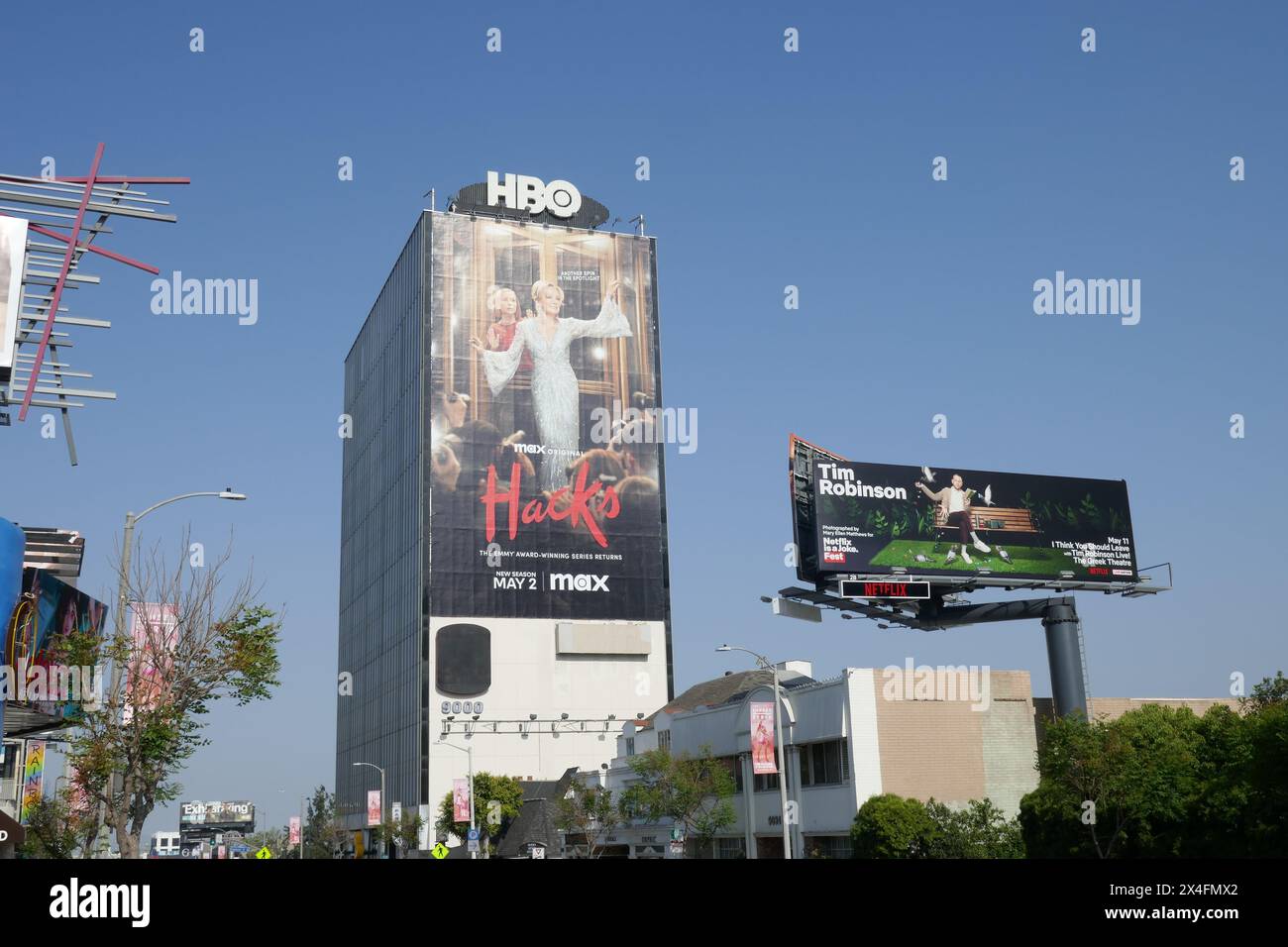 Los Angeles, California, USA 2nd May 2024 Hacks MAX Billboard with Jean ...