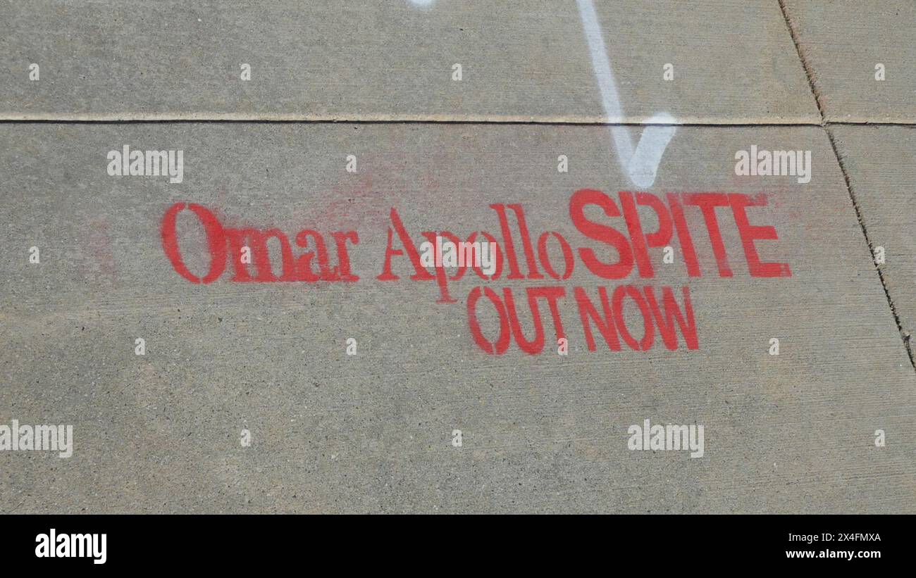 Los Angeles, California, USA 2nd May 2024 Singer Omar Apollo Spite Out ...