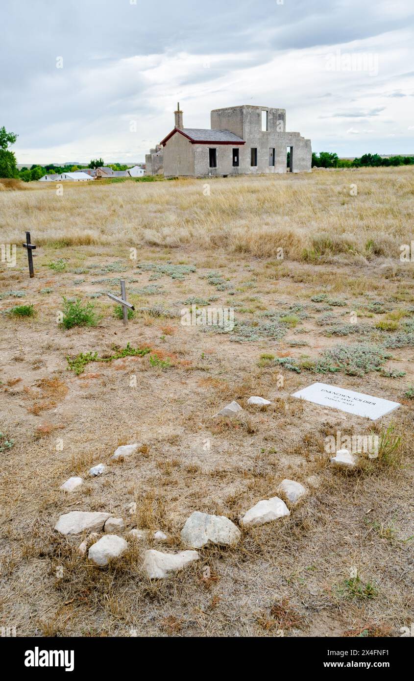 The Ruins of the Post Hospital at Fort Laramie National Historic Site ...