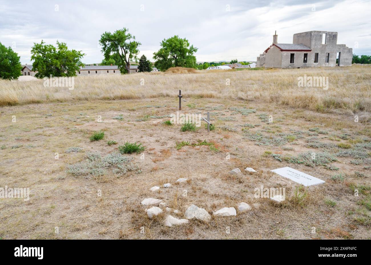 The Ruins of the Post Hospital at Fort Laramie National Historic Site ...