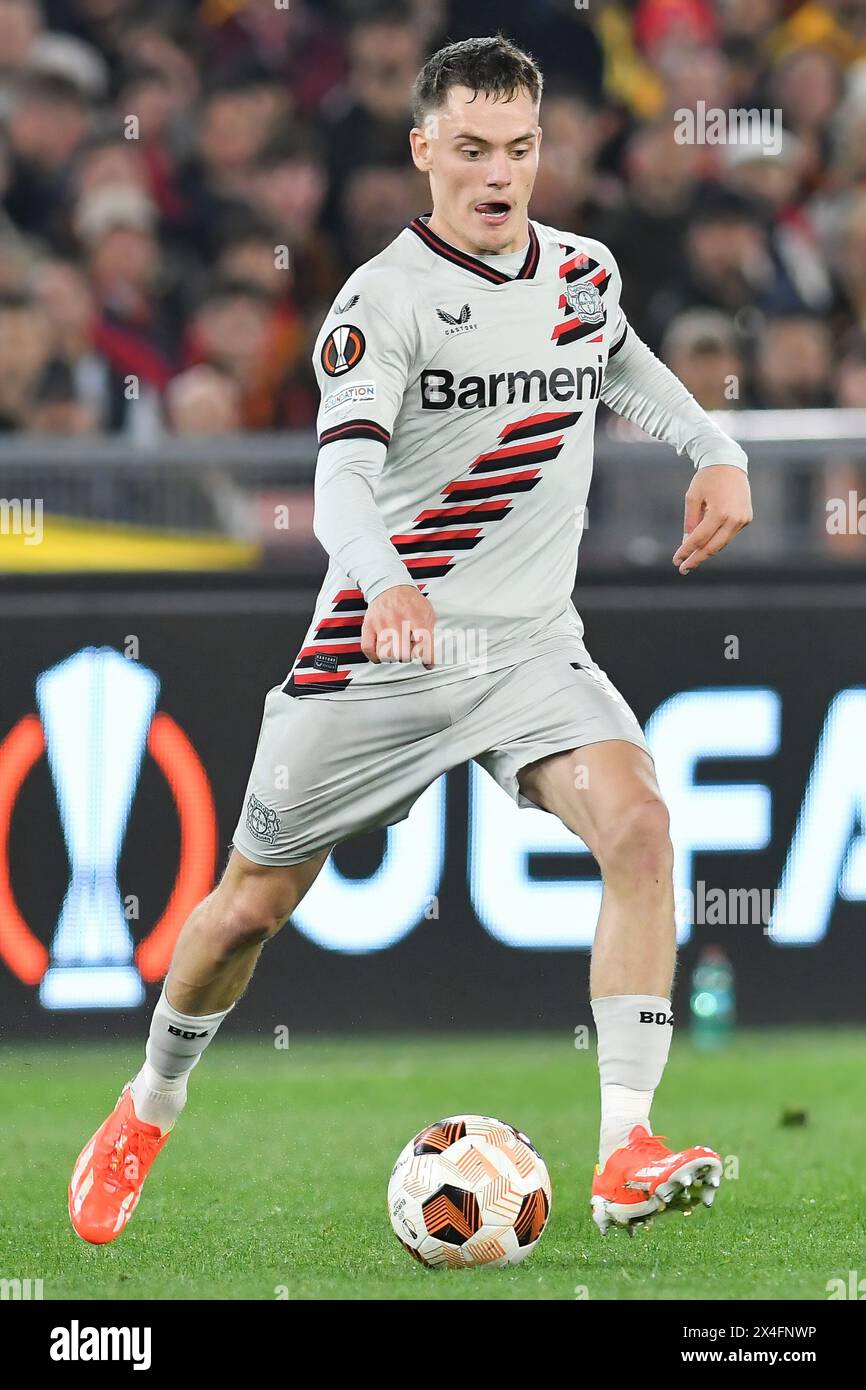 Rome, Italy. 02nd May, 2024. Florian Wirtz of Bayer Leverkusen seen in ...
