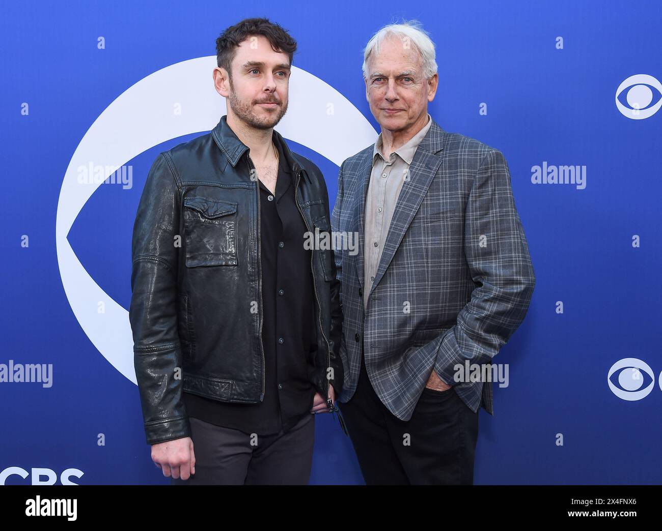 Sean Harmon and Mark Harmon arriving to the CBS 2024-2025 Fall Schedule ...