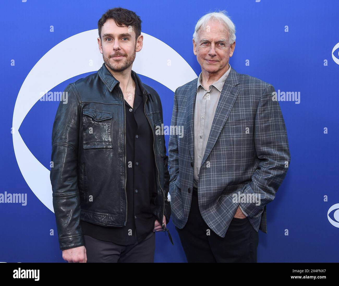 Sean Harmon and Mark Harmon arriving to the CBS 2024-2025 Fall Schedule ...