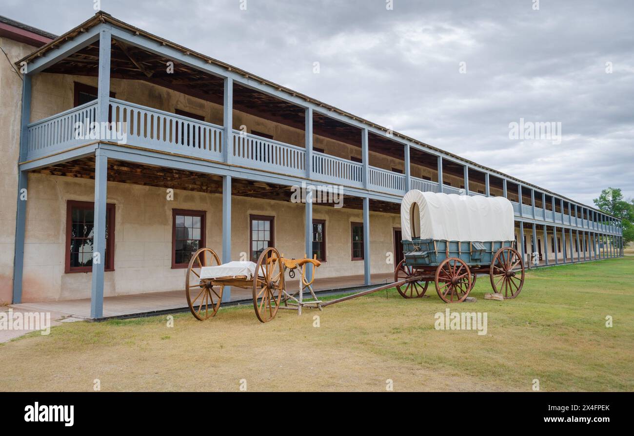 The old cavalry barracks at Fort Laramie National Historic Site ...