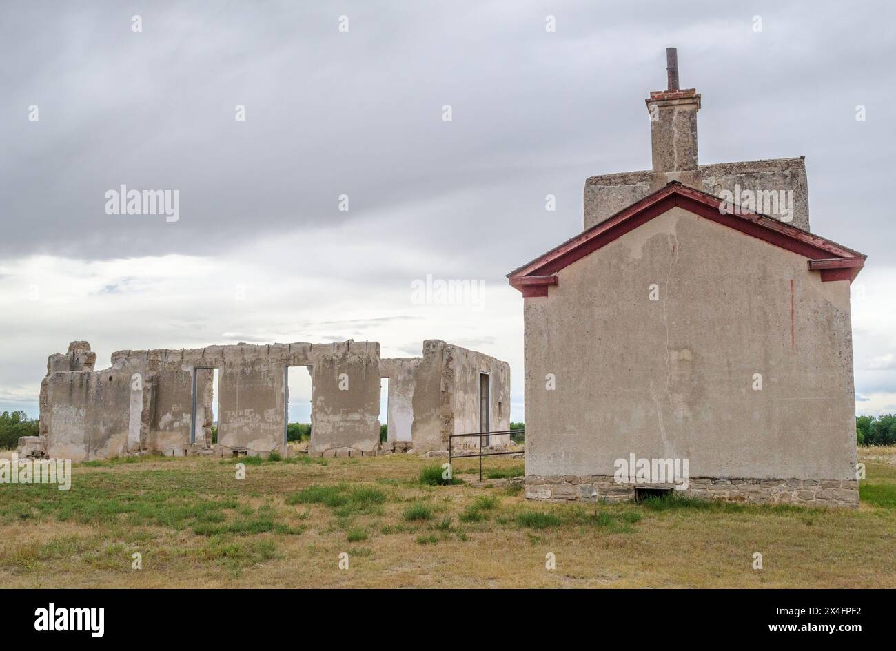 The Ruins of the Post Hospital at Fort Laramie National Historic Site ...