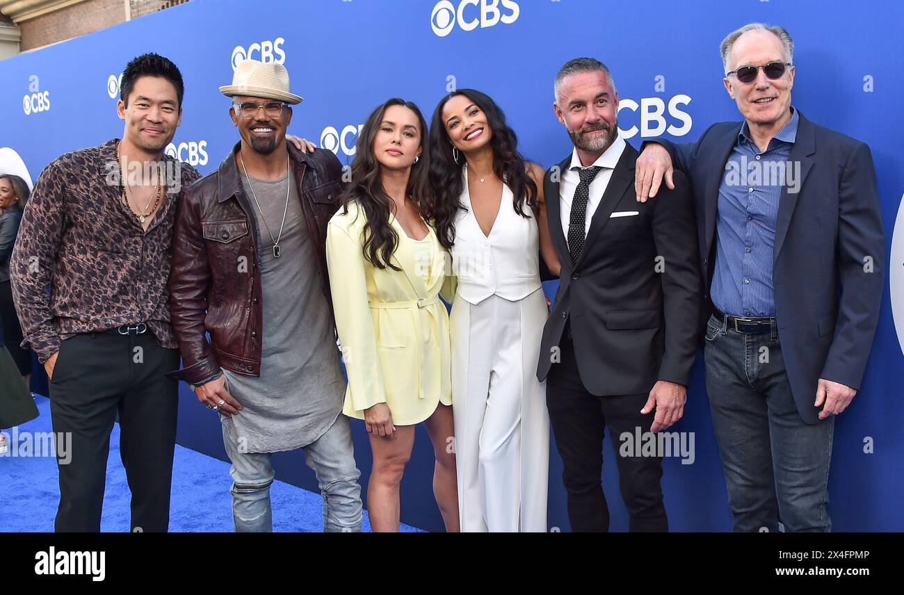 Hollywood, USA. 02nd May, 2024. David Lim, Shemar Moore, Anna Enger ...