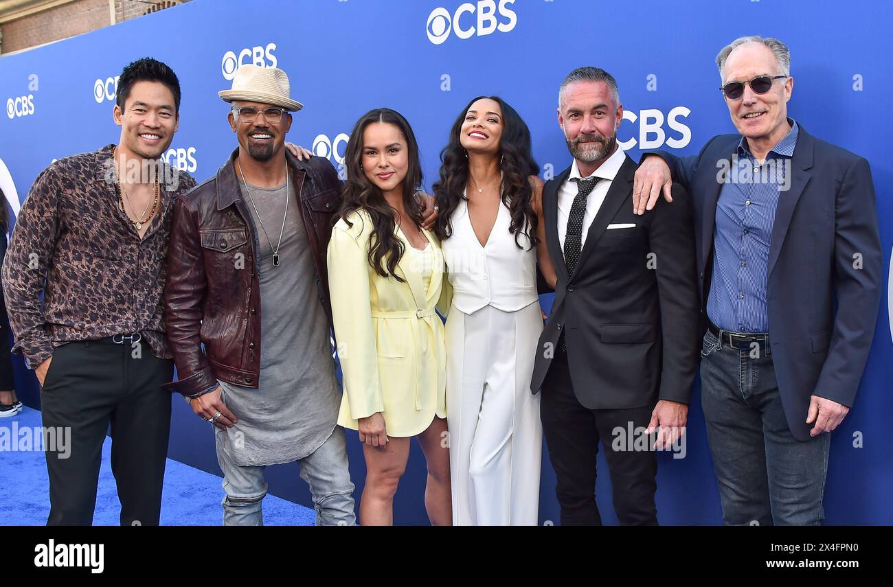 Hollywood, USA. 02nd May, 2024. David Lim, Shemar Moore, Anna Enger ...