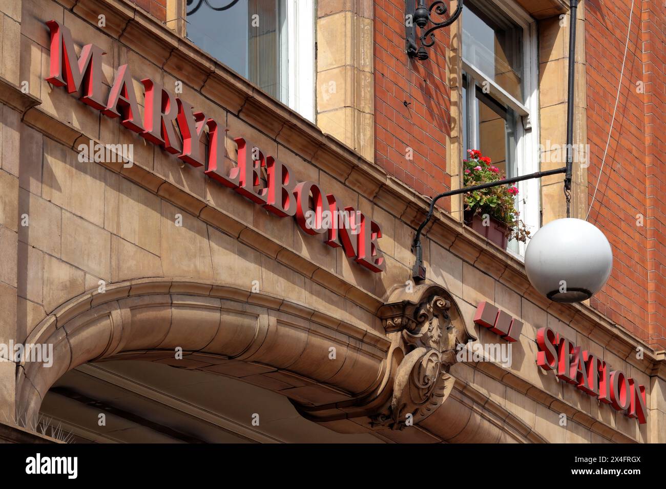 Marylebone station, a Central London railway terminus and connected ...