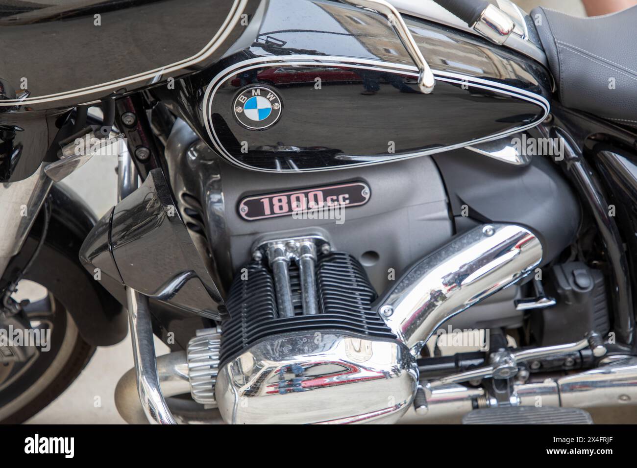 Bordeaux , France - 04 08 2024 : BMW r18 motorcycle logo brand and text ...